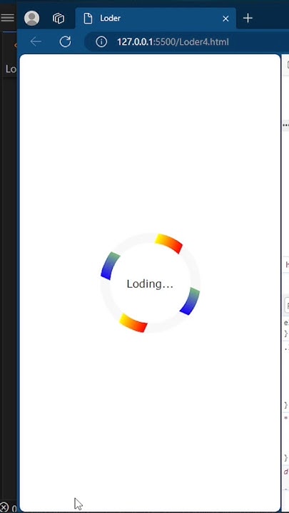 Loder Html Css D 2 Youtube