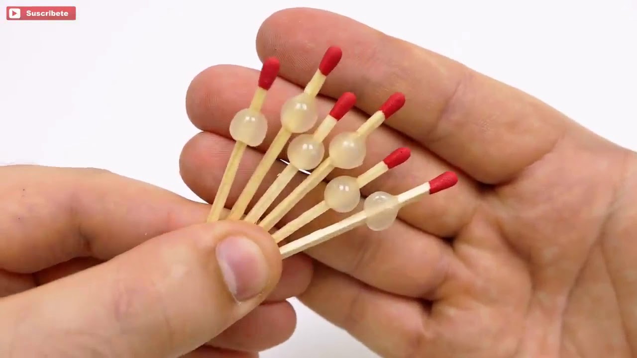 Experimentar En Casa! 6 INCREIBLES Life Hacks con Fósforos que Deberias ...