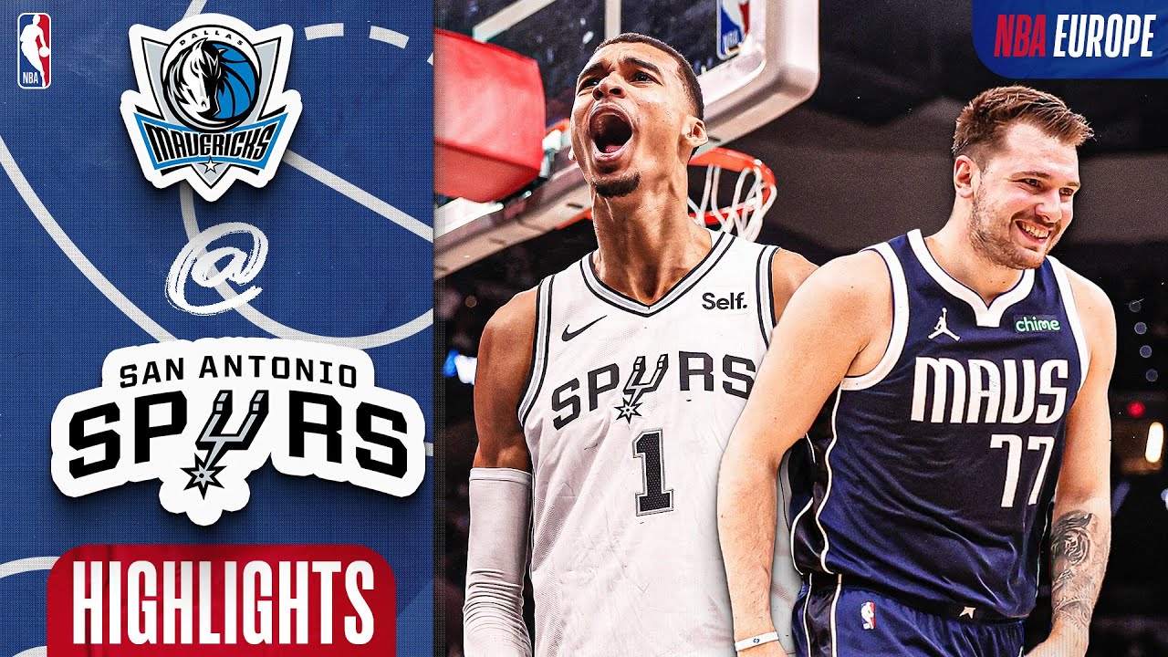 FULL GAME HIGHLIGHTS | San Antonio Spurs v Dallas Mavericks - YouTube