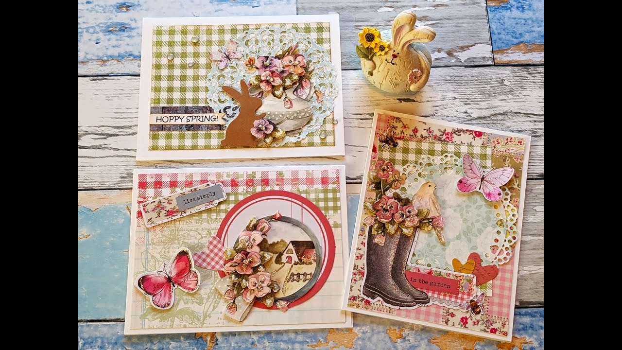 Simple Vintage Spring Garden - YouTube