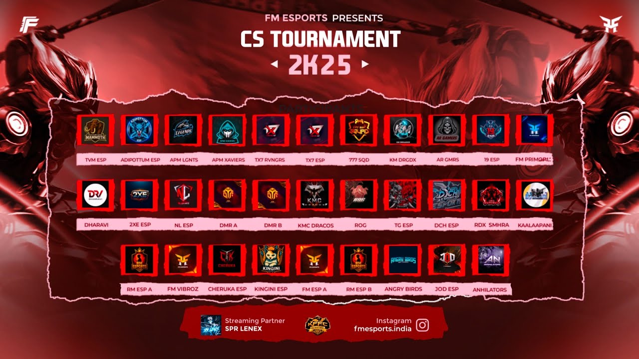 🔥CS TOURNAMENT🏆 PRESENTED BY FM ESPORTS ️🥶 ROUND -1 | MATCH DAY - 4☠️ ...