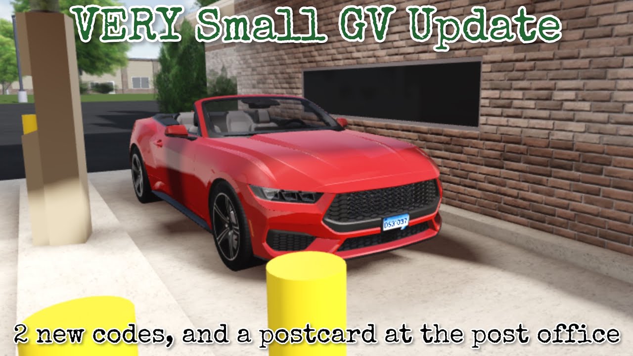 New VERY Small GV Update! | 2 New Codes, and a Postcard at the Post ...