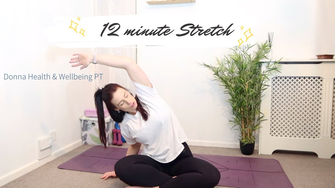 Let's Stretch // 12 minutes on the mat, for those times when you really ...