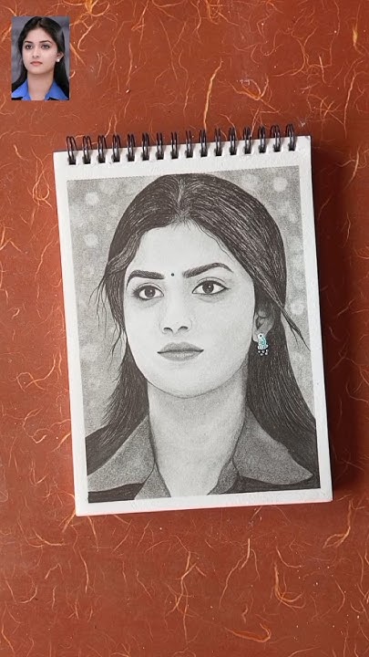 Keerthi Suresh Sketch 😍 // kirti suresh drawing 🖌️ #sketch #shortfeed # ...
