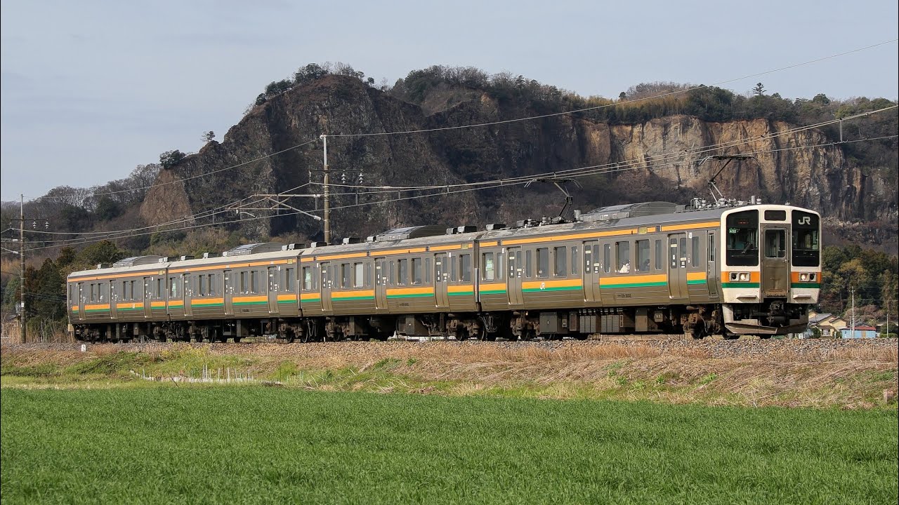 【霜取りパンタグラフ使用！】JR両毛線 433M 普通 小山行 211系3000番台 高タカA32編成 #両毛線 #211系 #高崎車両センター #iphone16promax #鉄道 ...