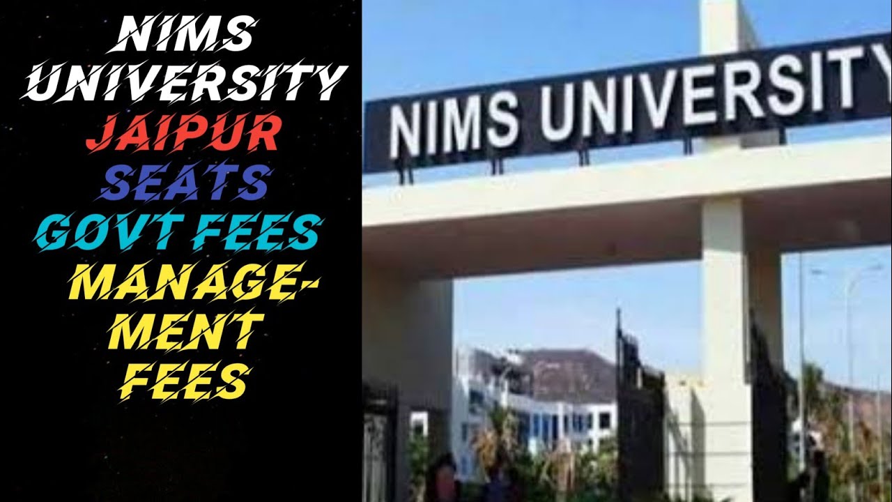 national university of medical science and research jaipur|| NIMS ...