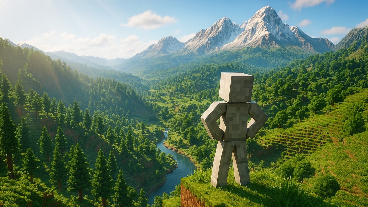 I Made Minecraft Look Like REAL LIFE - YouTube