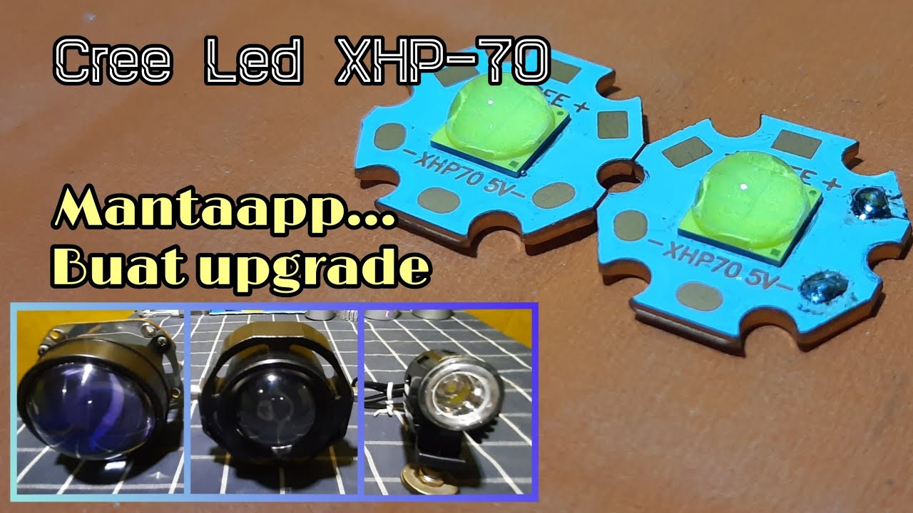 Cree XHP70.2 led yang sangat powerful 3840 lumens 29W - YouTube