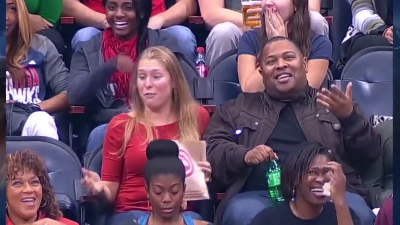 Dude get a room! |NBA Kiss cam funny compilation| - YouTube