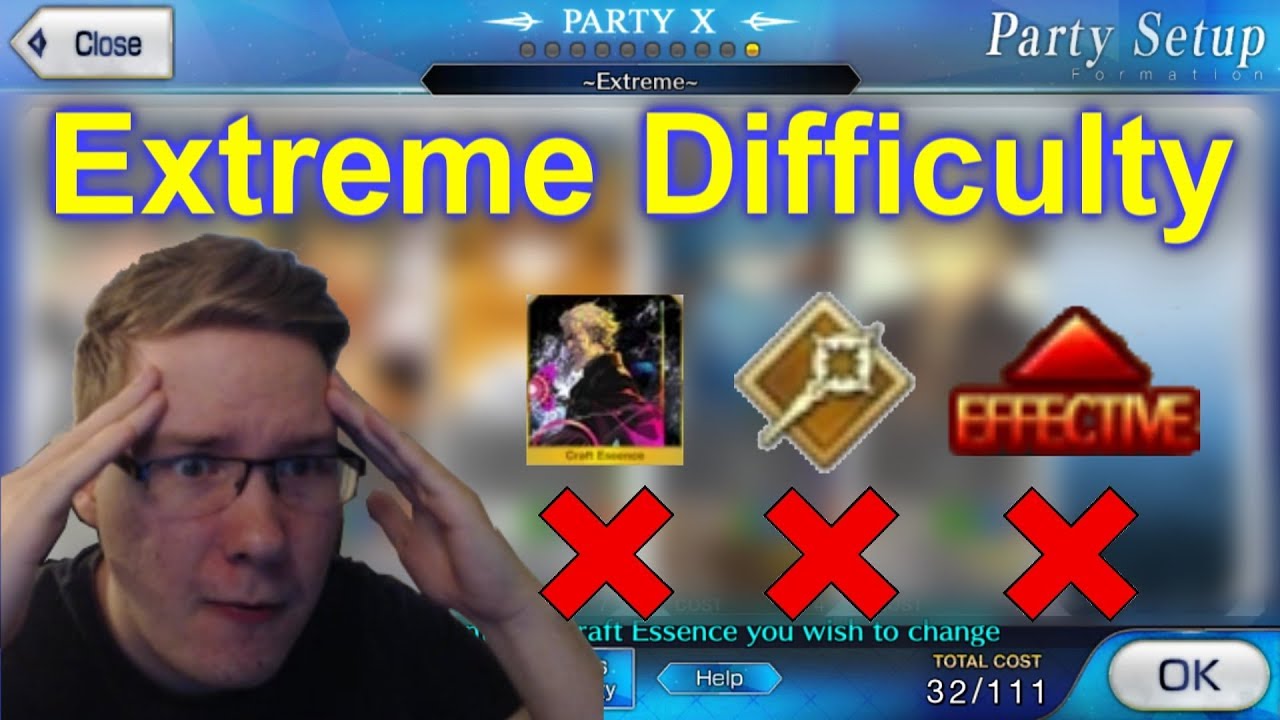 FGO NA | No CEs, No Gold, No Class Advantage – Extreme Difficulty ...