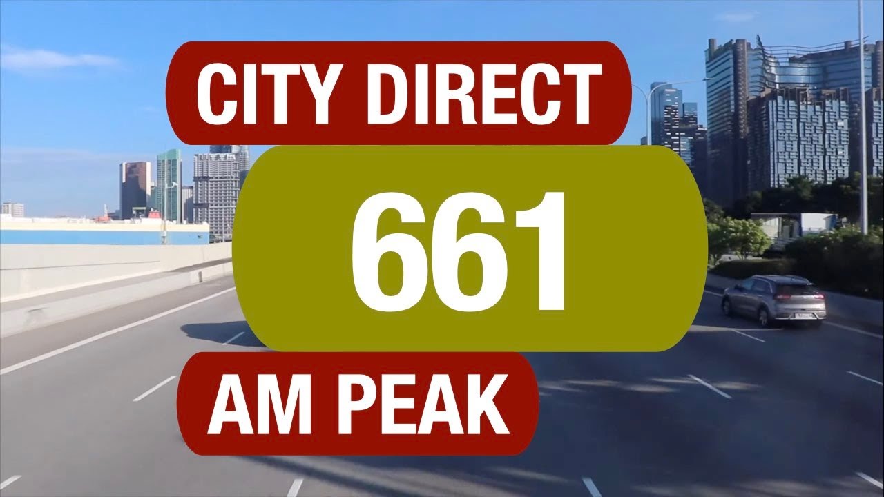 Go-Ahead City Direct 661 (Morning Peak) | Bus Service Route Visual ...