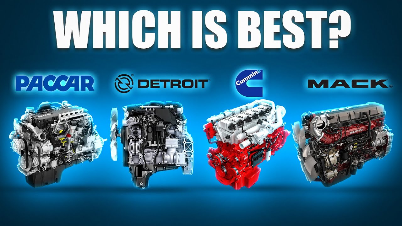 Thrilling American Engine Battle - Paccar vs. Detroit vs. Cummins vs ...