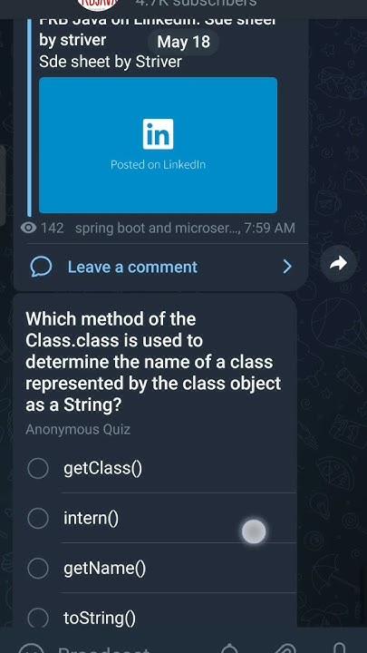 Java Question Of The Day 18th May Java Javaprogramming Javaquestions Javaquiz Javaquizzes