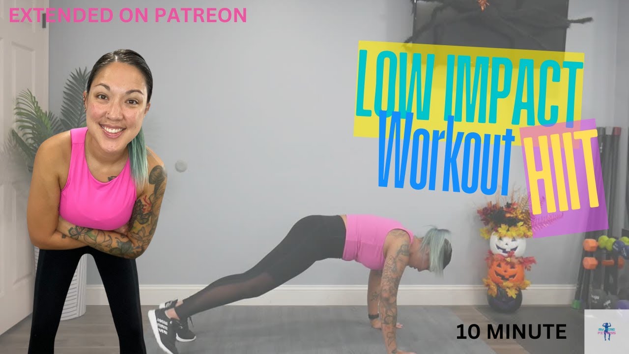 Quick HIIT/Cardio Workout with Low Impact Modifications - 10 Minutes ...