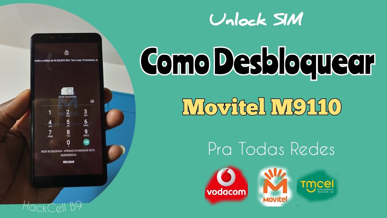COMO DESBLOQUEAR MOVITEL M9110 PARA TODOS CARTÕES POR IMEI | UNLOCK SIM ...