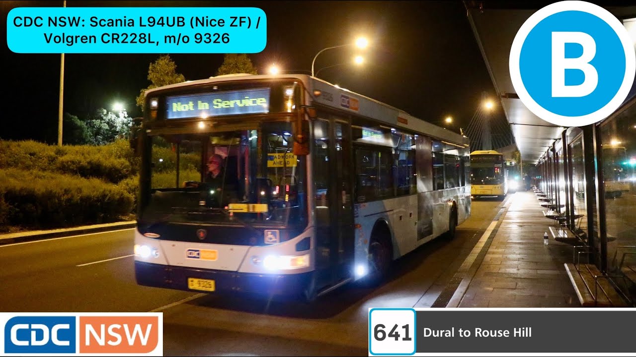 CDC NSW: Scania L94UB (Nice ZF) / Volgren CR228L, m/o 9326 - YouTube