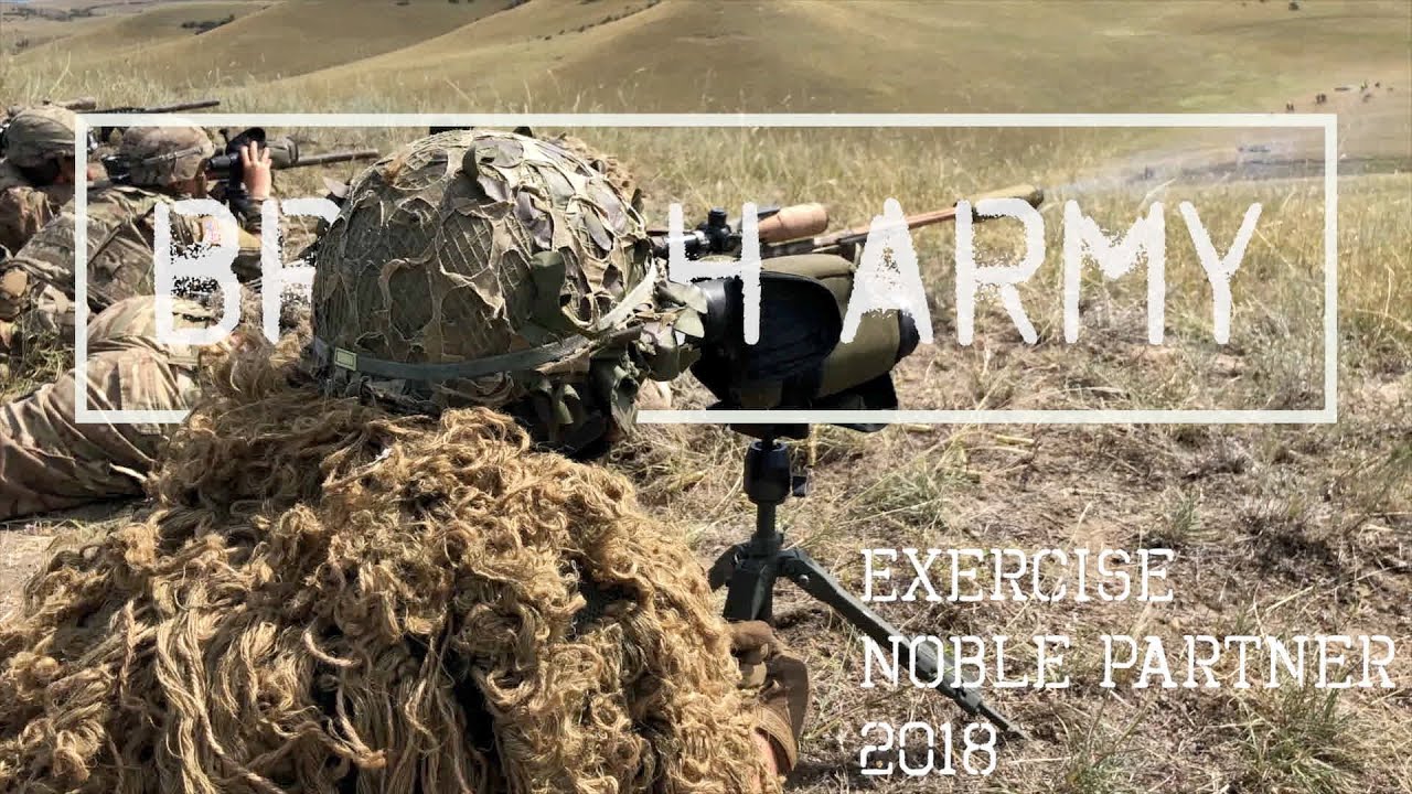 BRITISH ARMY (1 RIFLES) EXERCISE NOBLE PARTNER 2018 - YouTube