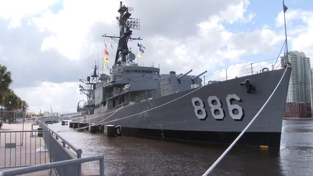 Sneak peek inside USS Orleck - YouTube