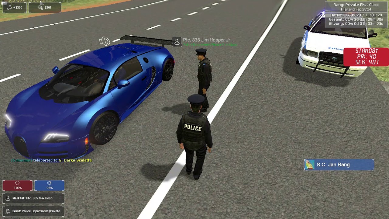 GMOD PoliceRp #1 als Polizist 1/2 - YouTube