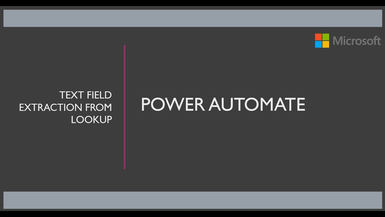 Power Automate Text Field Extraction From Lookup YouTube Power Automate Text Field Extraction From Lookup YouTube