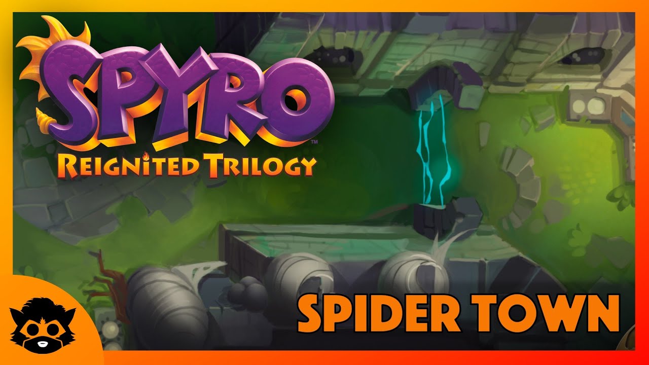 Spyro 3 (Reignited) | Part 18: Spider Town 100% (All Gems & Egg) - YouTube