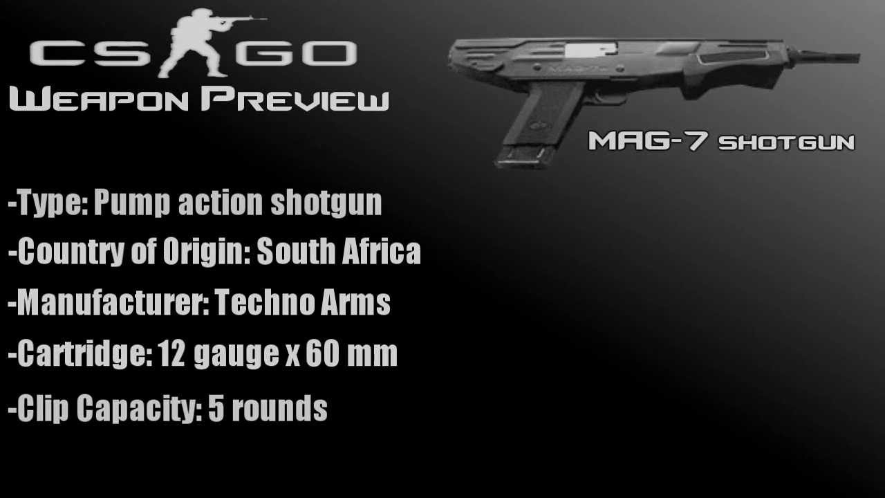 CS:GO Weapon Preview New '' Mag-7 Shotgun '' Confirmed - YouTube