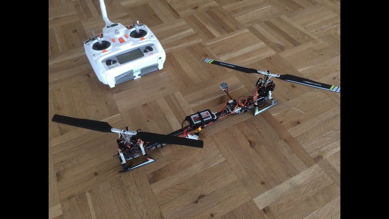 INAV powered Micro Variable Pitch Bicopter - stable tune - YouTube