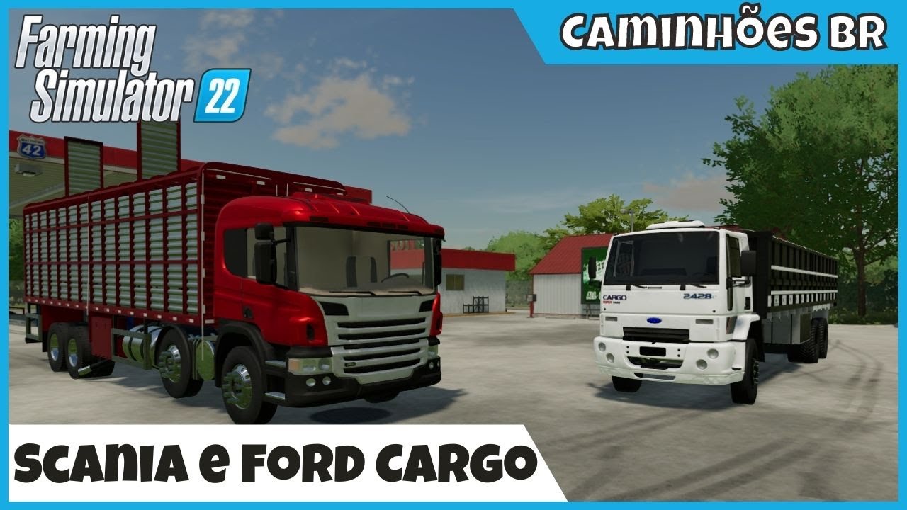 FS22 Mods | Scania e Ford Cargo Caminhões BR + Download | FARMING ...