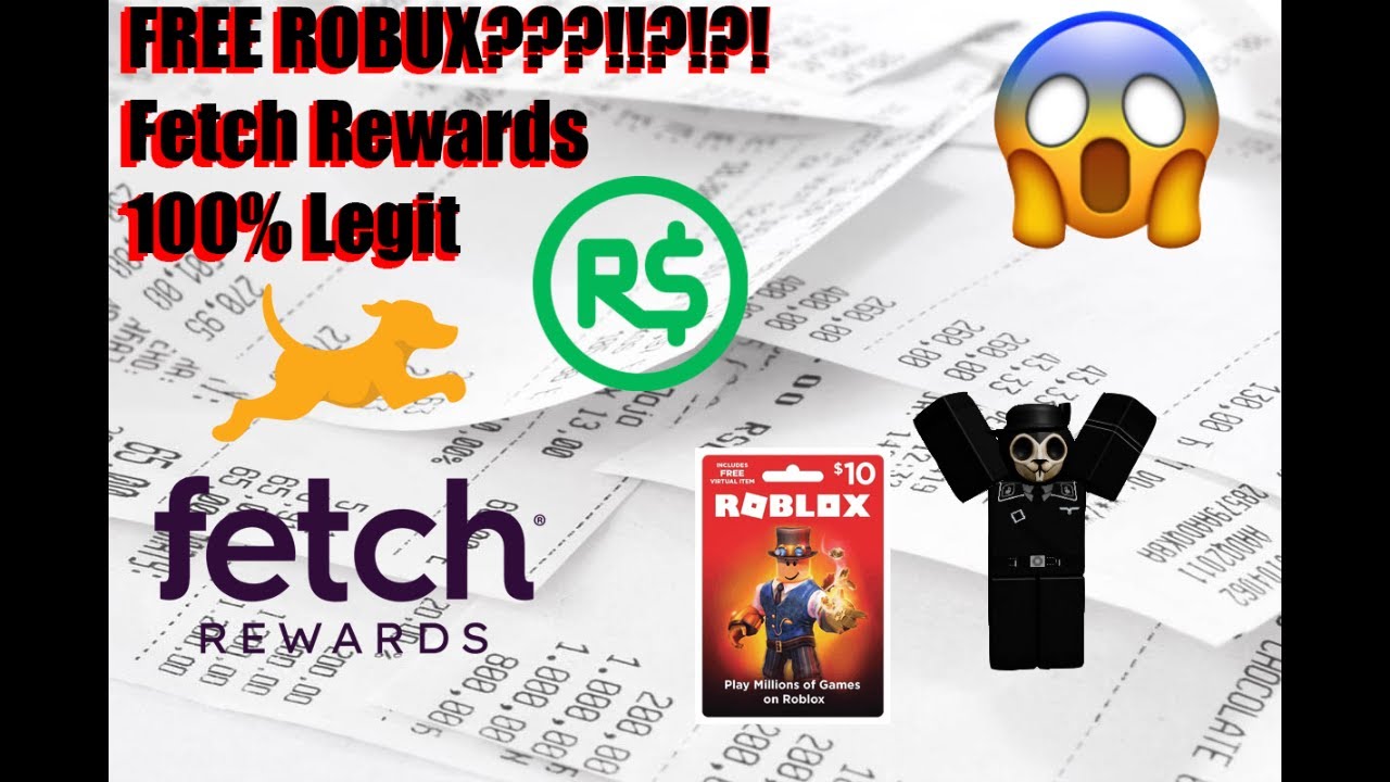 How To GET FREE ROBUX??? (Fetch Rewards NOTCLICKBAIT 100%) - YouTube