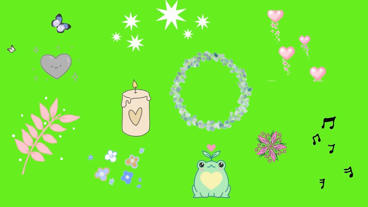 ***FREE AESTHETIC GREEN SCREEN OVERLAYS | FREE TO USE | NO COPYRIGHT ...