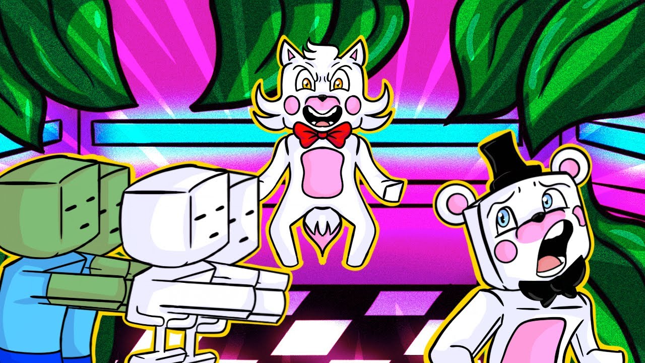 Funtime Foxy Controls The Dead In Minecraft FNAF - YouTube