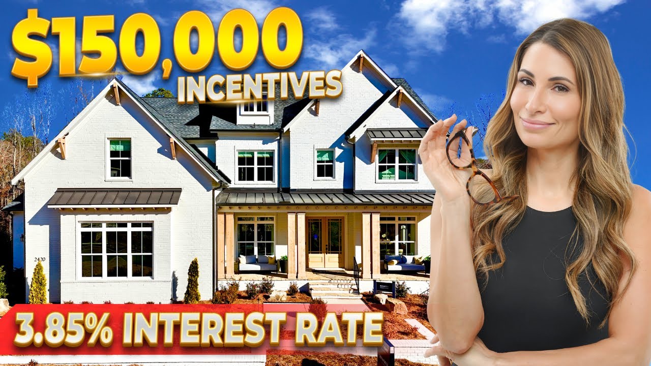 MASSIVE Homes In Atlanta Georgia's Top Suburb with Huge Builder ...