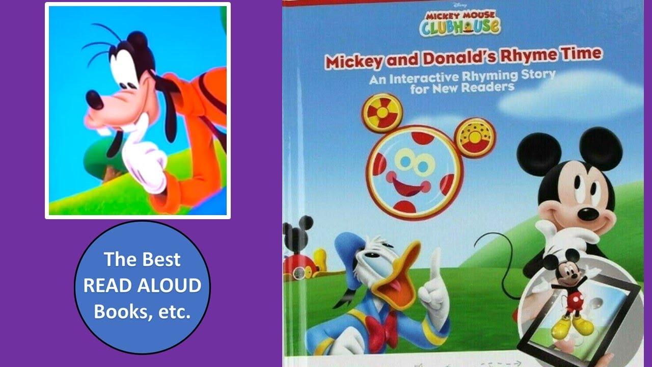 MICKEY AND DONALD'S RHYME TIME, Mickey Mouse Clubhouse Read Aloud ...