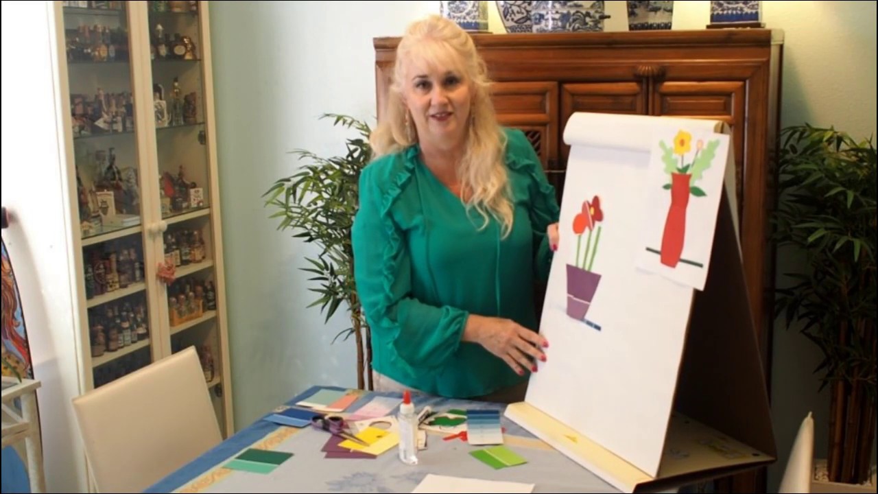 Paint Chip Collage - YouTube