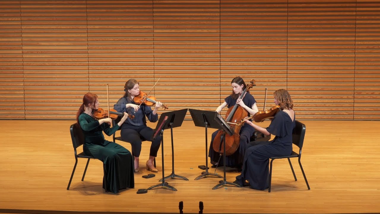 String Quartet in C Major, “Razumovsky” by Beethoven // I. Andante con ...