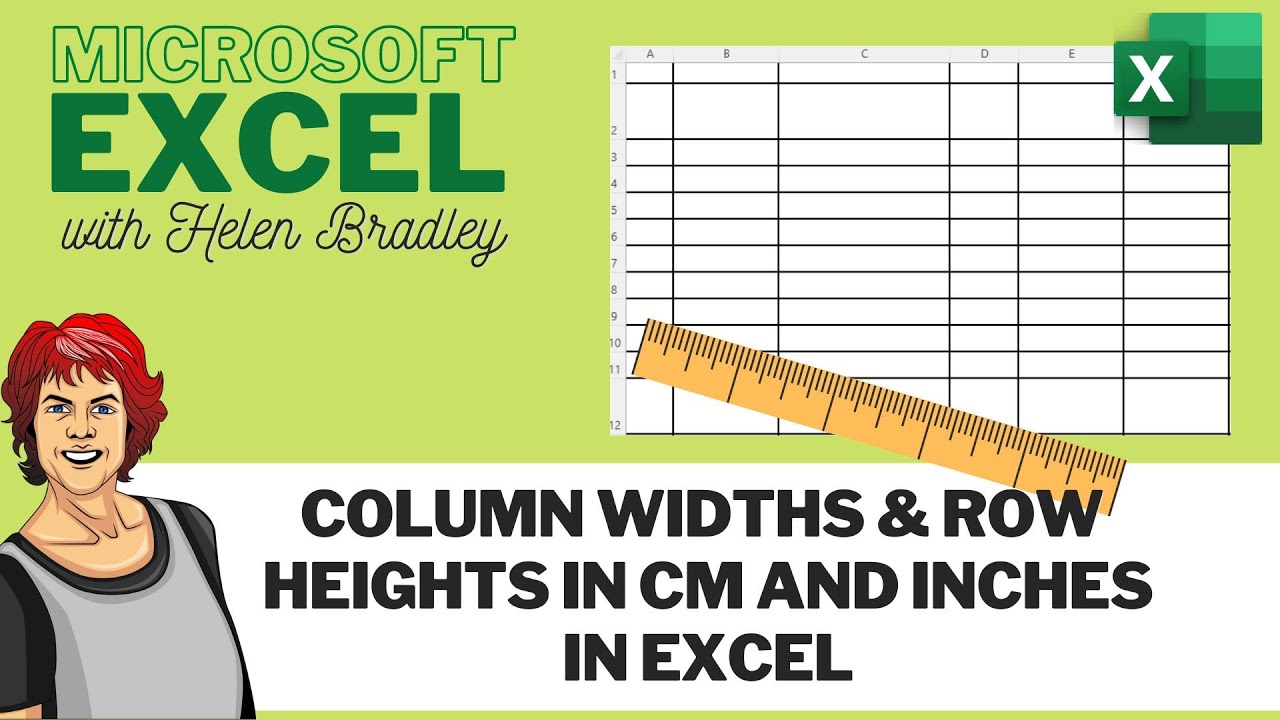Excel Hacks: Set Cell Measurements in Inches, Centimeters or Millimeters - YouTube
