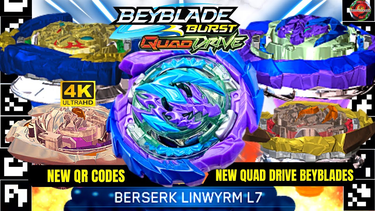 9.8.0 VERSION😱| 2022 UPDATED |NEW QUAD DRIVE BEYBLADES QR CODES ...