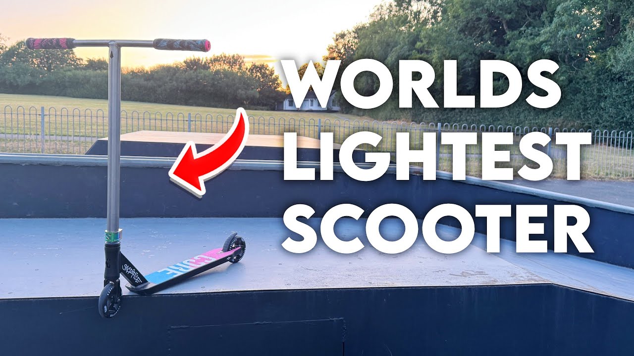 THE WORLD'S LIGHTEST SCOOTER - YouTube