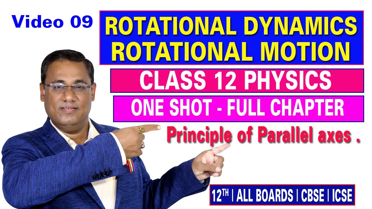 Rotational Motion | 09 |Principle of Parallel axes | Raj kumar physics ...