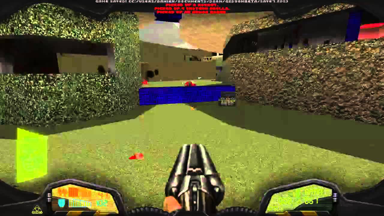 PA1NKI113R's Brutal Doom II TNT MAP03 with Ultimate DoomVisor HUD - YouTube