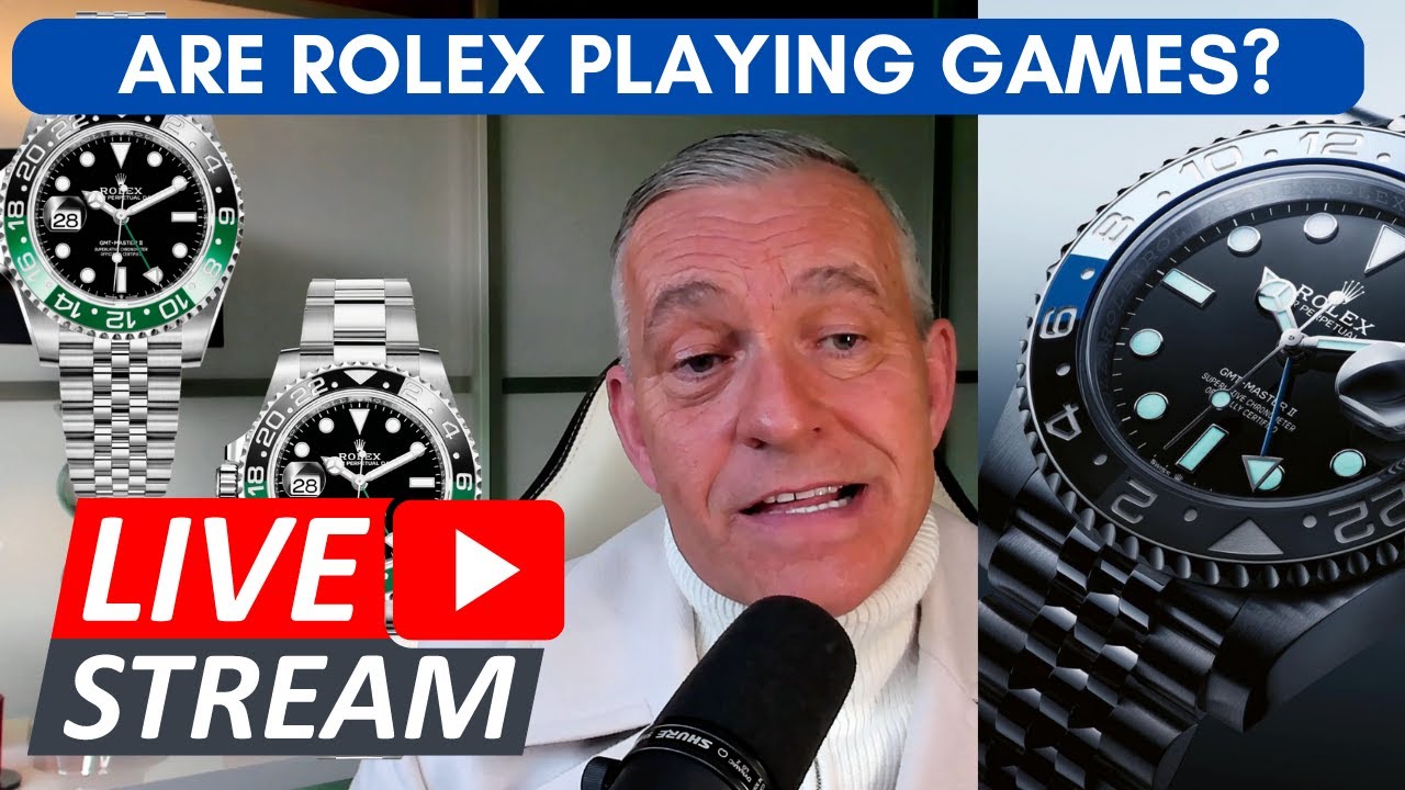 Are ROLEX playing games with us? LIVE from 9pm this evening! - YouTube