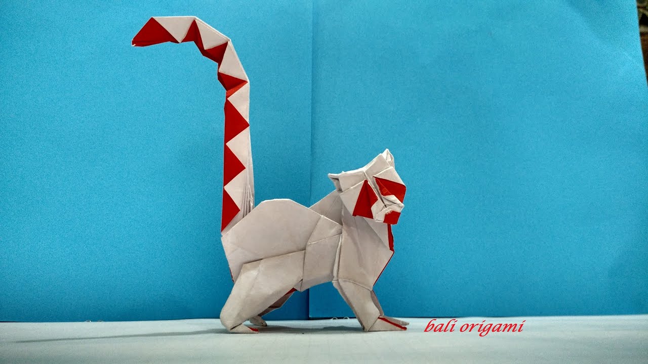 Origami Lemur (Roman Diaz) Part 1 - YouTube