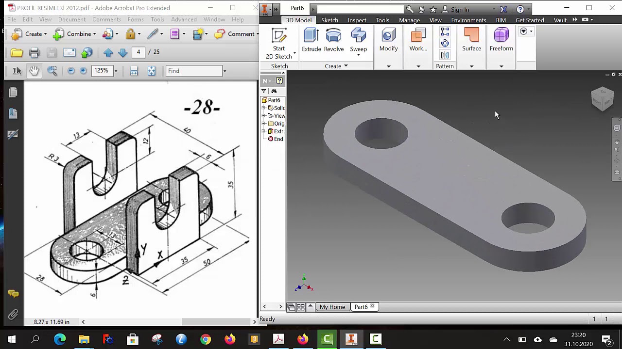 Autodesk Invertor Part 4 - YouTube