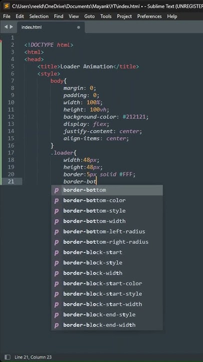 Create a Dynamic Circular Loader Animation with HTML & CSS | Code ka Chaska | #CodekaChaska ...