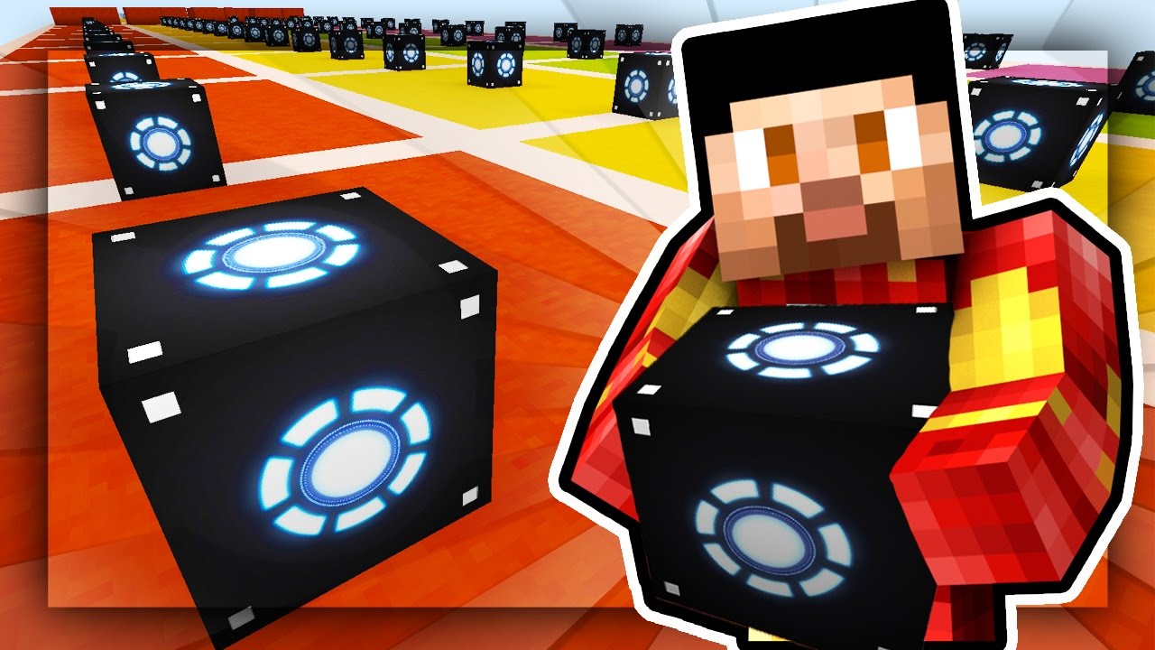 Minecraft IRON MAN LUCKY BLOCKS RACE - YouTube