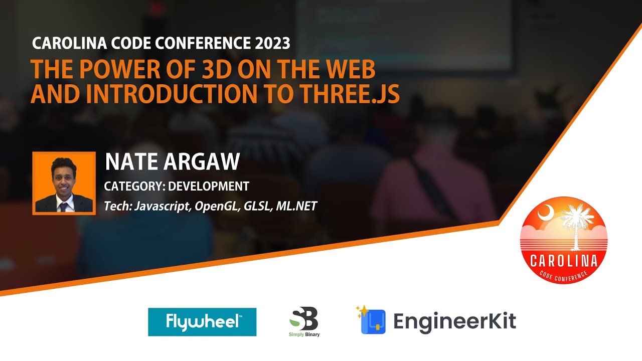 Nate Argaw - The Power of 3D on the Web and Introduction to Three.js // Carolina Code Conf 2023 ...