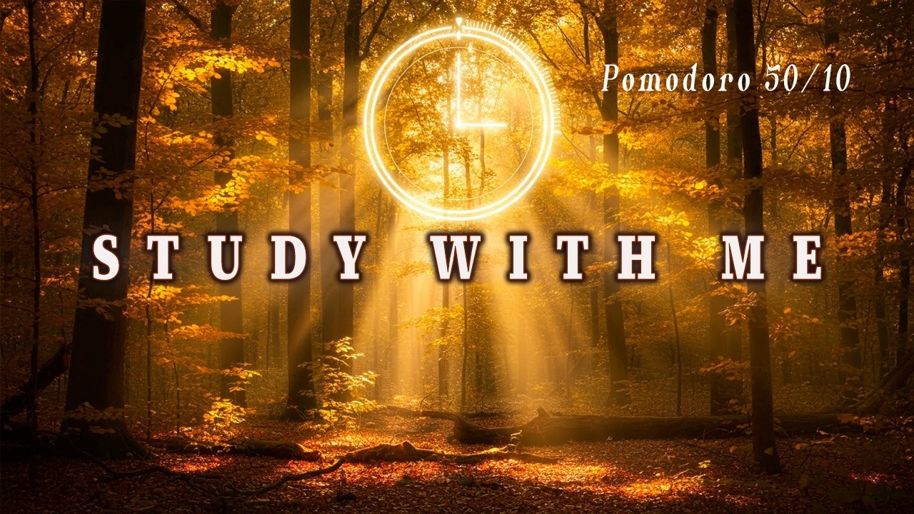 4-HOUR DEEP FOCUS STUDY SESSION 🕒🍂 Relaxing Autumn Forest Ambience with ...