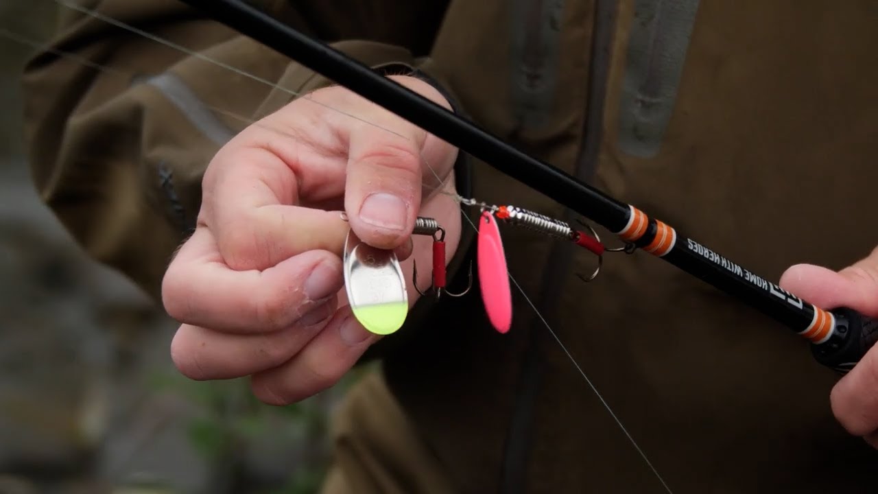 DIFFERENT SPINNER SETUP FOR CATCHING COHO - YouTube