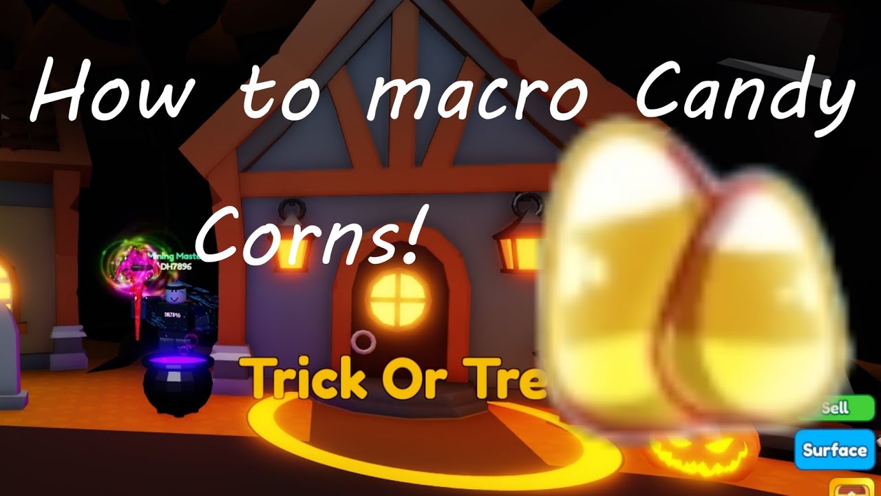 How To Macro Candy Corns In The Halloween Event| Mining Simulator 2 ...