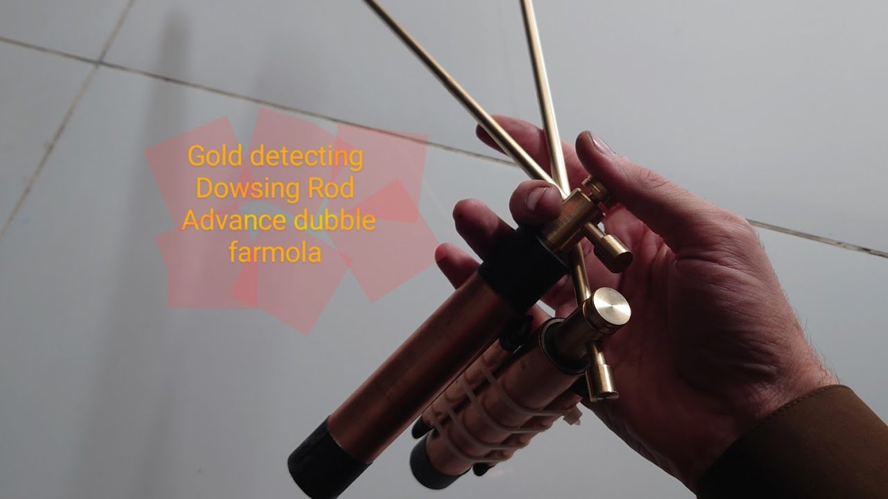 dowsing rod with treasure hunting gold detecting - YouTube